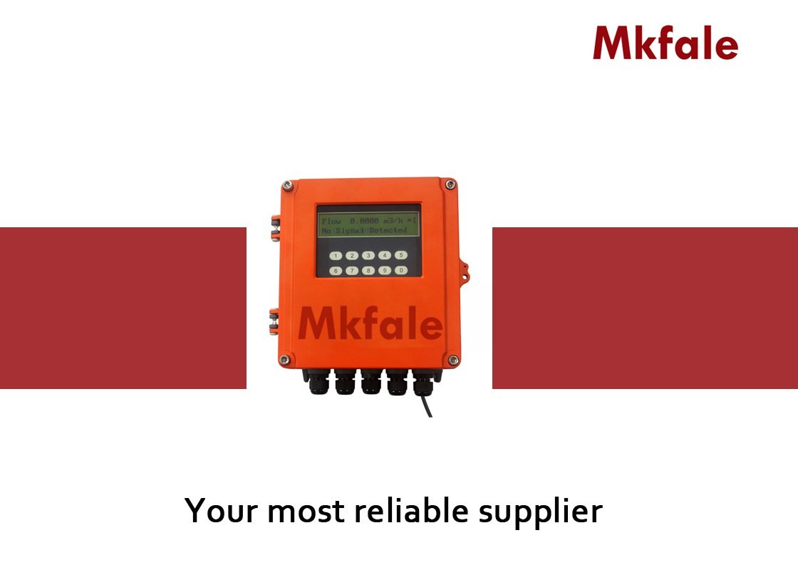 Integrated Type Ultrasonic Portable Flow Meter , Ultrasonic Water Flow ...